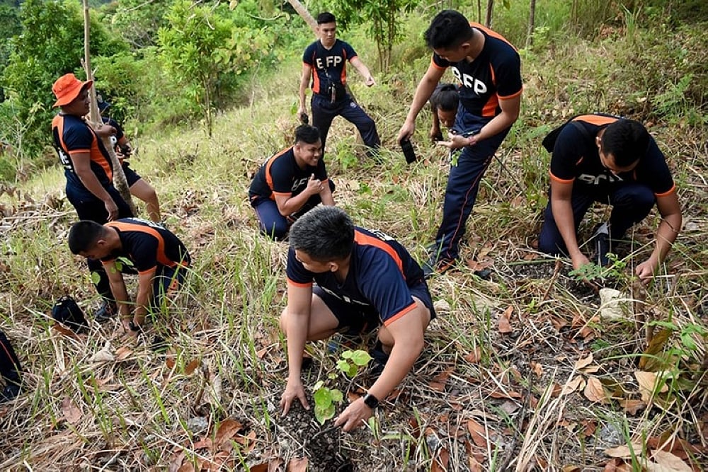 BFP San Carlos leads Tree Planting