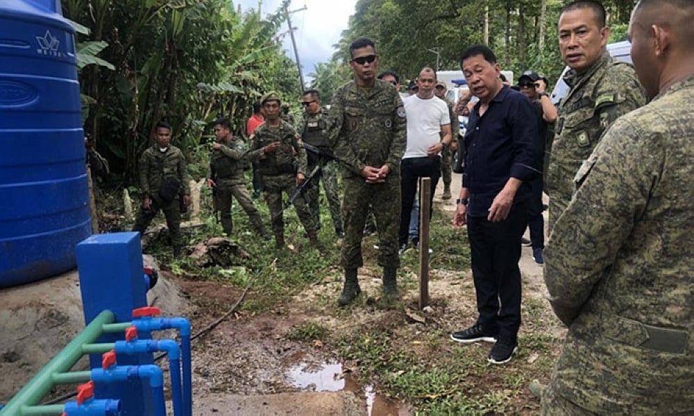 JTF-Sulu completes water system project in ex-Abu Sayyaf stronghold