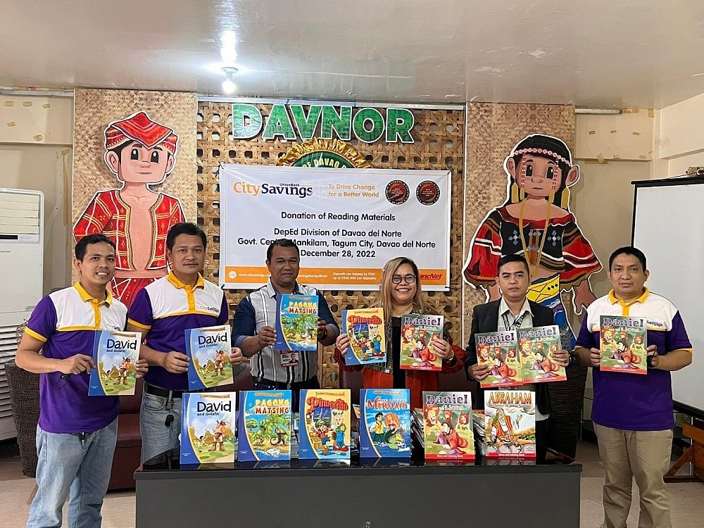 CitySavings nakig-alayon sa kampanya sa DepEd alang sa kahanas sa pagbasa