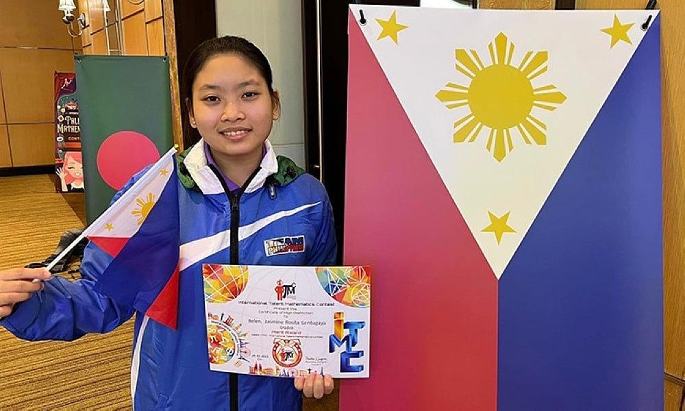 ADDU Junior high student wins awards in int’l math competitions