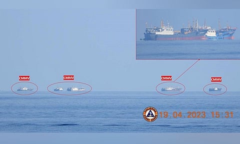 Over 100 Chinese vessels spotted in West Philippine Sea