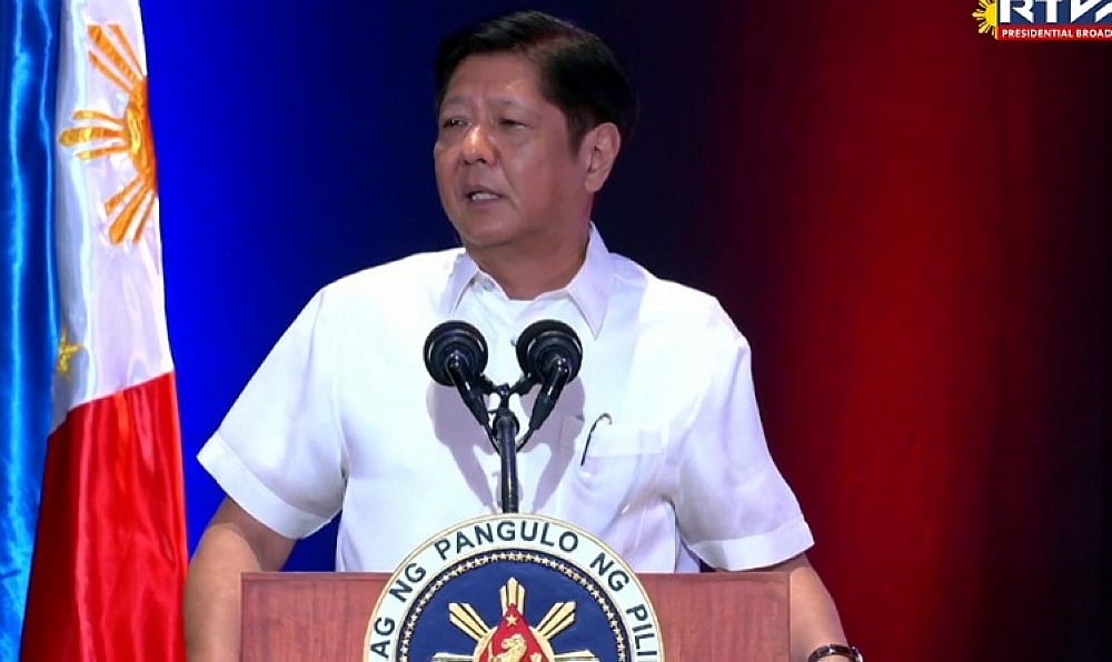 Marcos vows to protect welfare of country's workforce
