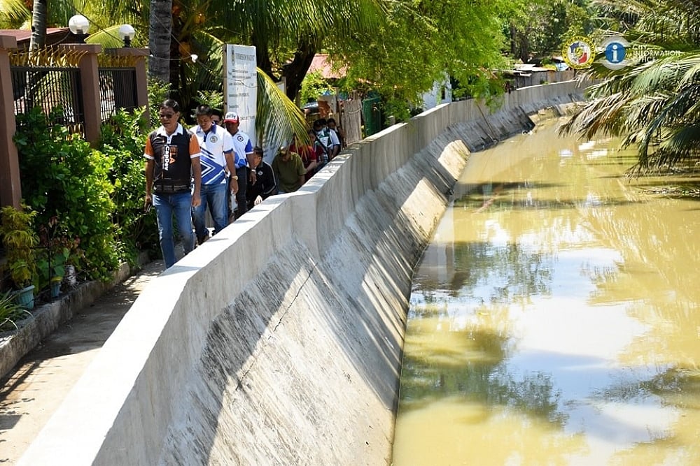 Assessment of rip-rap wall