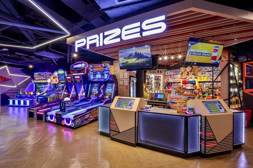 Timezone Arcade Logo Waterway Point Timezone