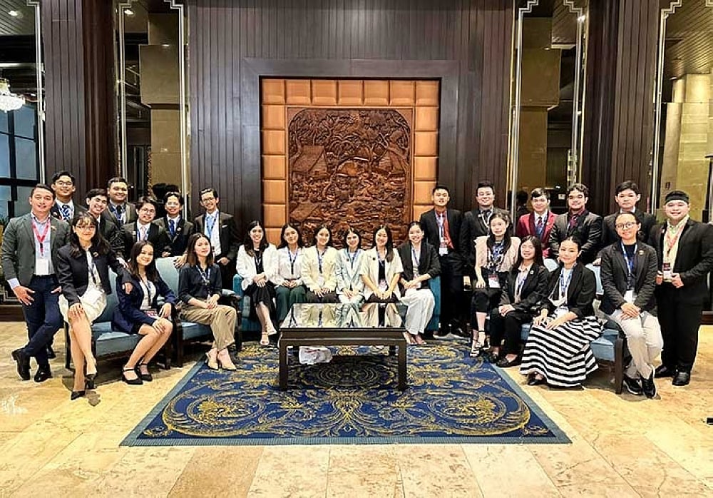Young student-delegates from SBCEC Cebu City triumph over veterans
