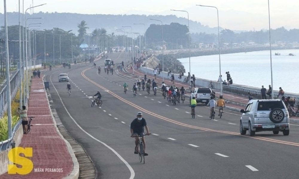 Bago Aplaya-Times Beach segment of coastal road accessible on July 1