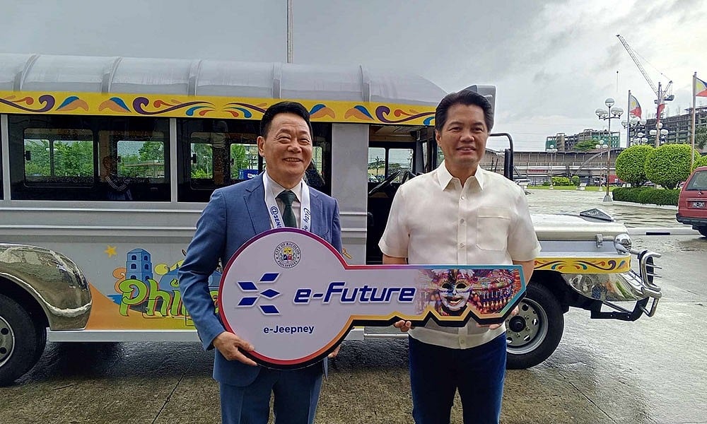 Bacolod City launches China-manufactured e-jeepney