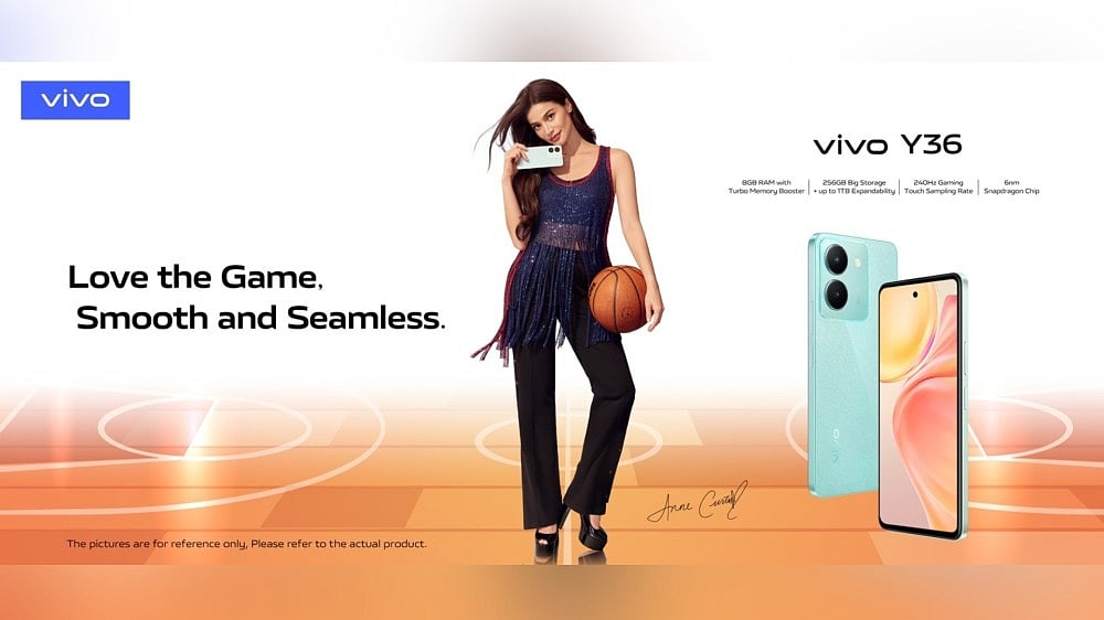 Vivo Y36 now available in the Philippines, with new ambassador Anne Curtis