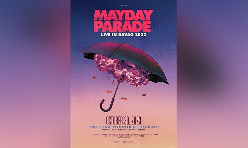 Mayday Parade is coming to Davao