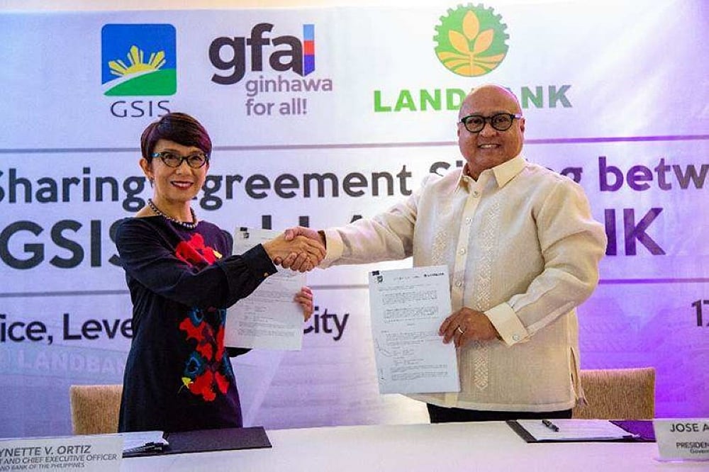 GSIS, Landbank ink data-sharing pact