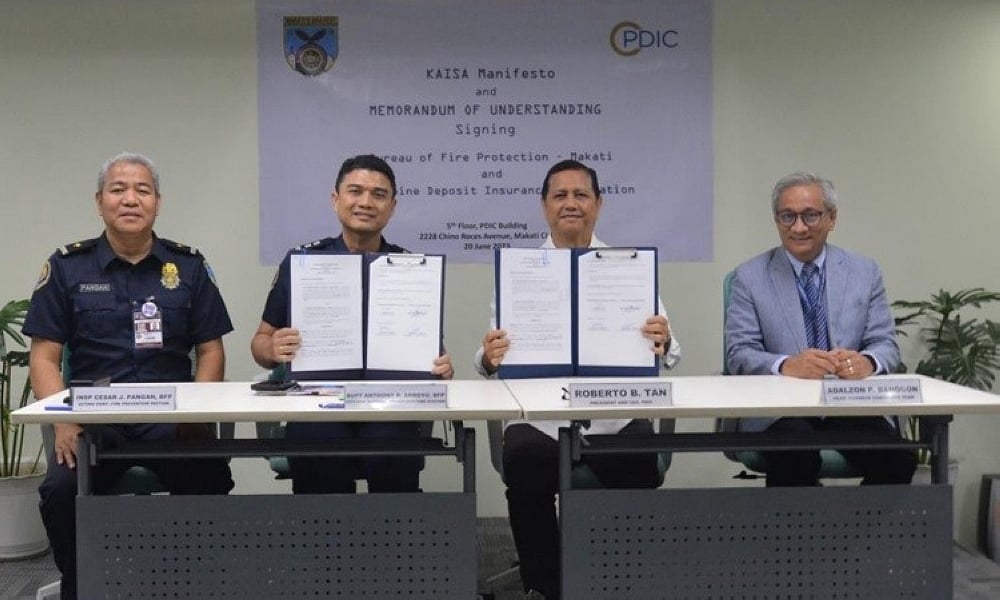 PDIC, BFP raise awareness on fire safety, prevention