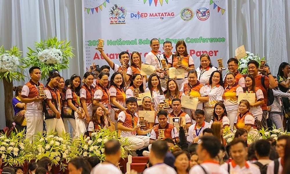 DepEd-Davao wins 18 awards in NSPC 2023 school paper tilt