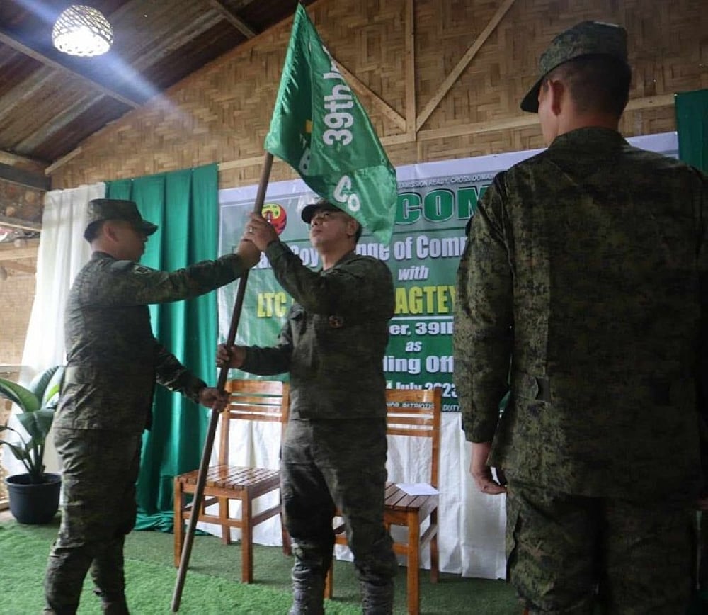 39IB installs new Bravo Company commander