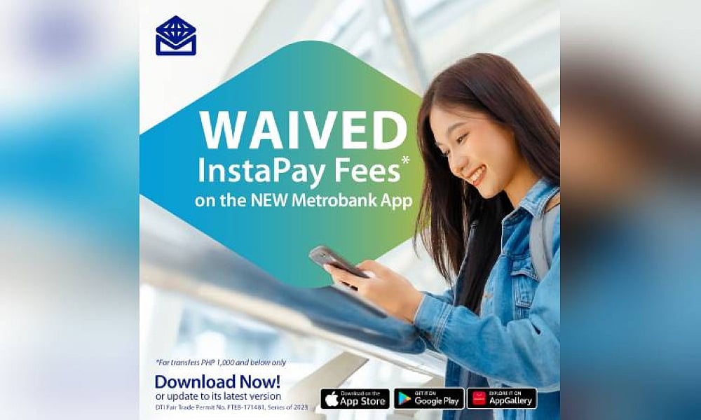 Send money for FREE with the new Metrobank app!