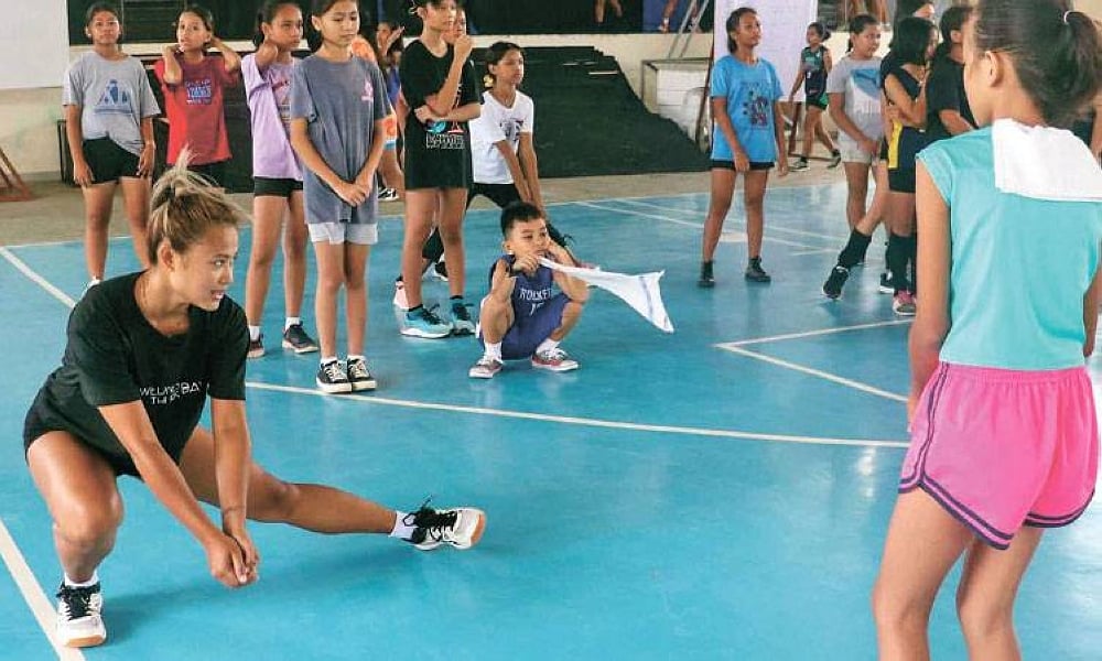 Coach elated over strong turnout in Moalboal volleyball program