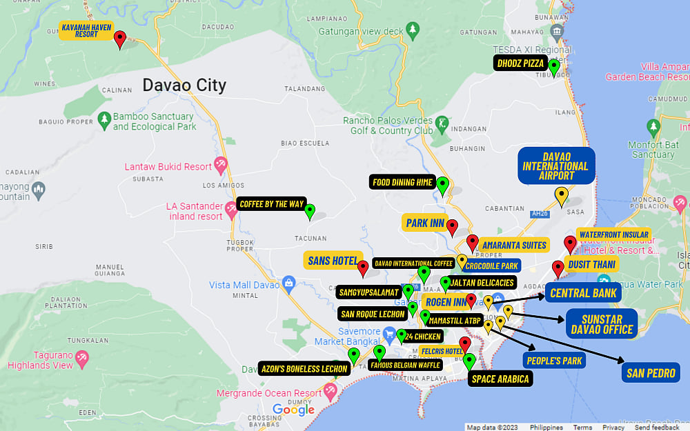 Where to eat when in Davao City