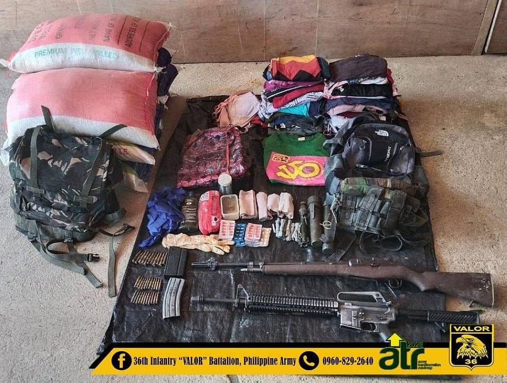 2 high-powered firearms recovered in Surigao del Sur clash