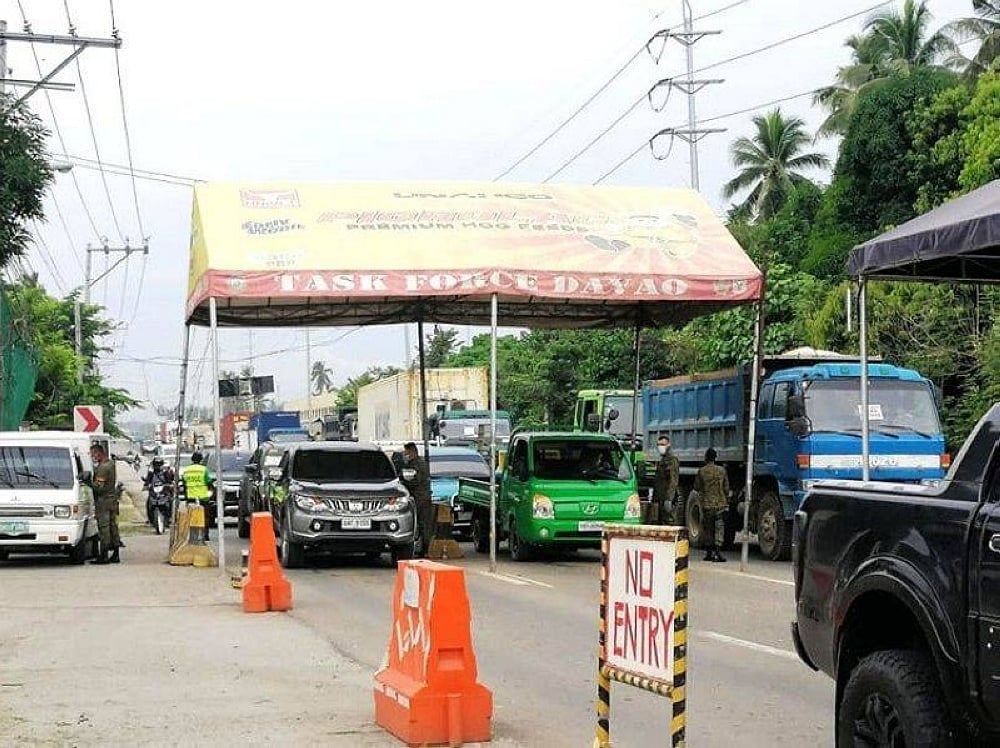 Task Force Davao checkpoints palig-unon