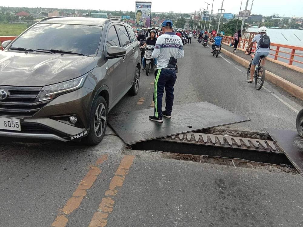 Pagsuway sa pagpangawat nakatrapik sa Mactan bridge