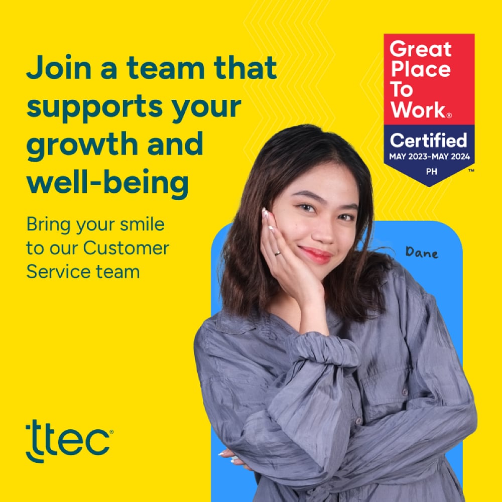 TTEC Bacolod: A Great Place for Customer Service Representative Careers