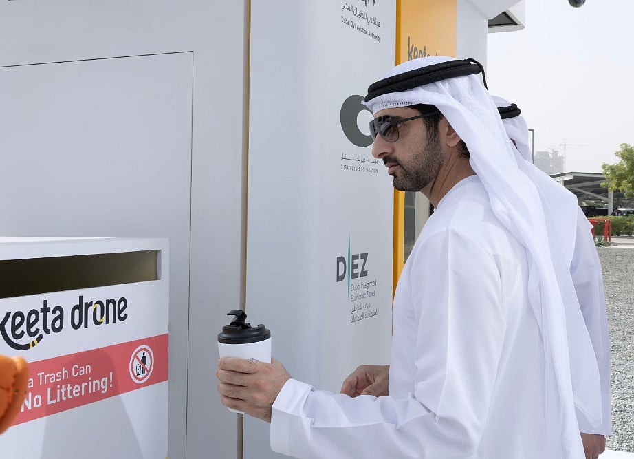 H.H. Hamdan bin Mohammed Launches Middle East’s First-of-its-kind Drone Delivery System