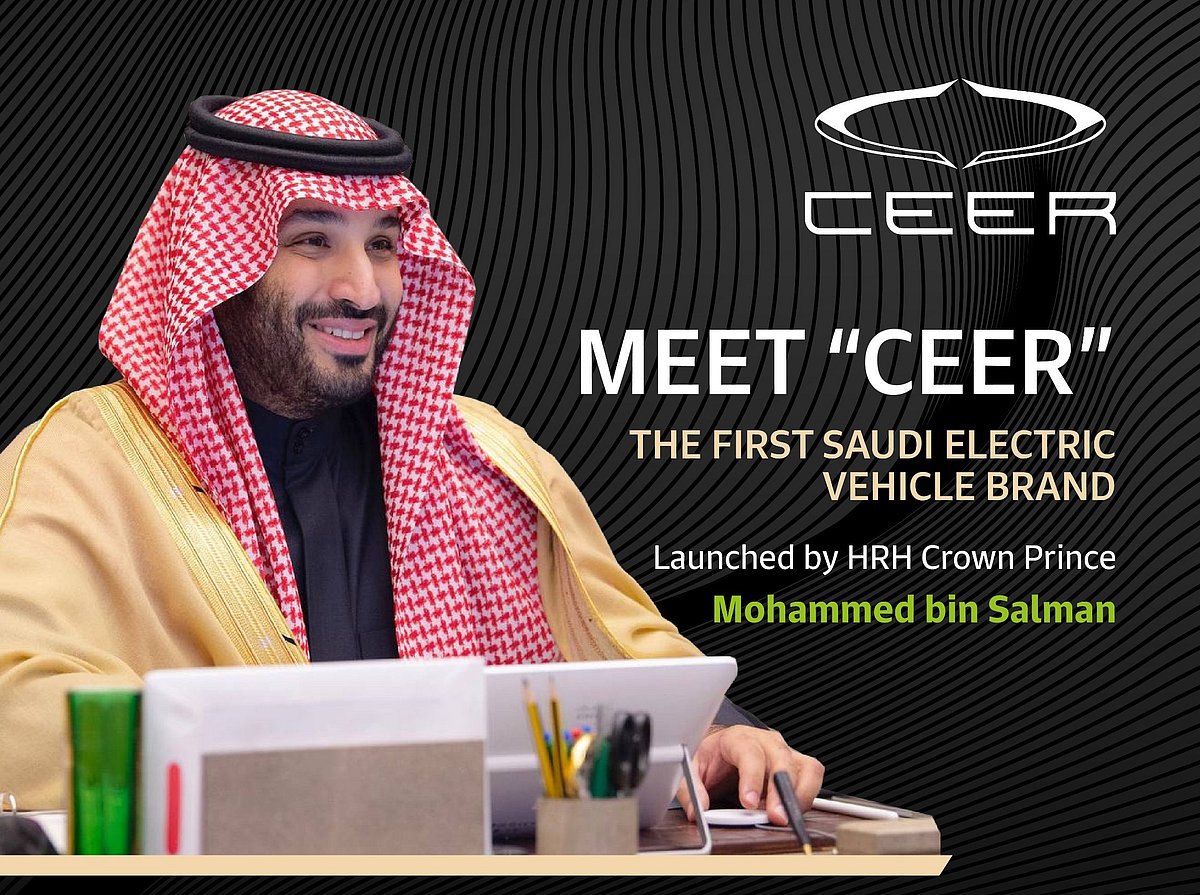 HRH Crown Prince Launches Ceer, the First Saudi Electric Vehicle Brand