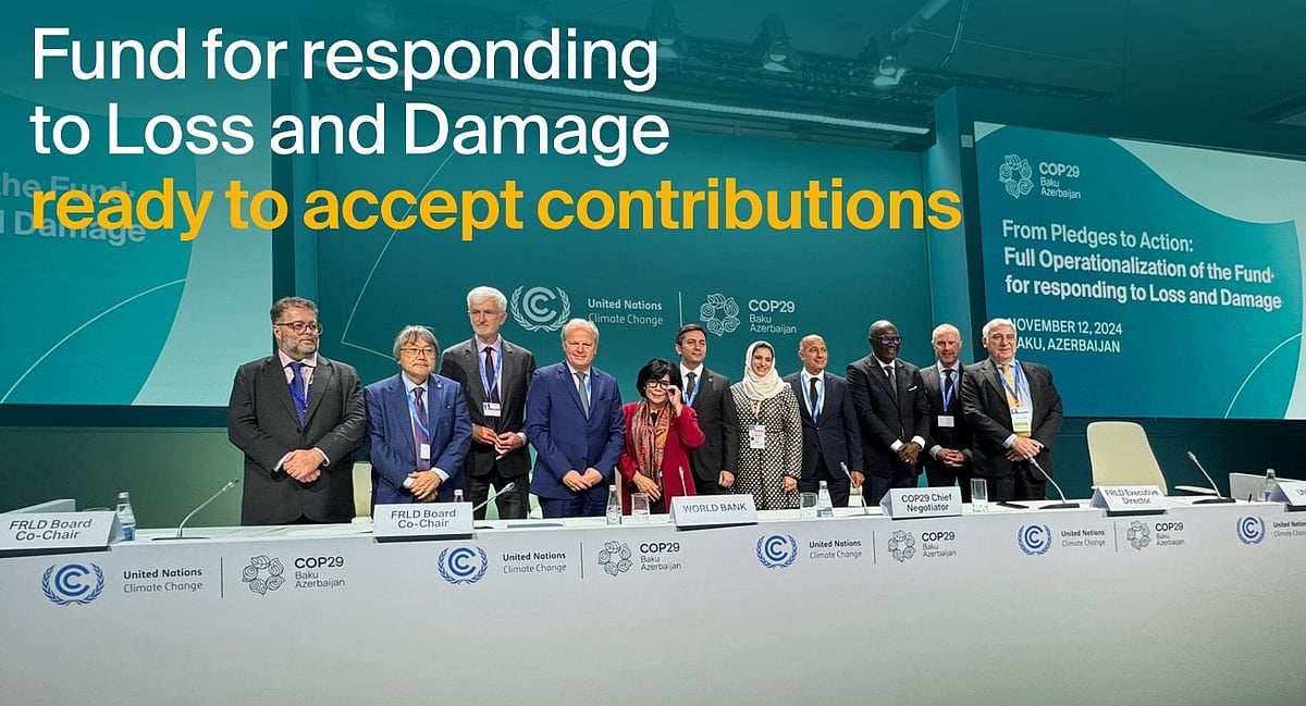 COP29: Fund for Responding to Loss and Damage Ready to Accept Contributions