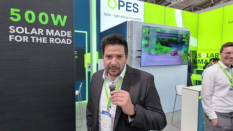 OPES Solar Mobility: ‘Made-in-Germany’ VIPV Module