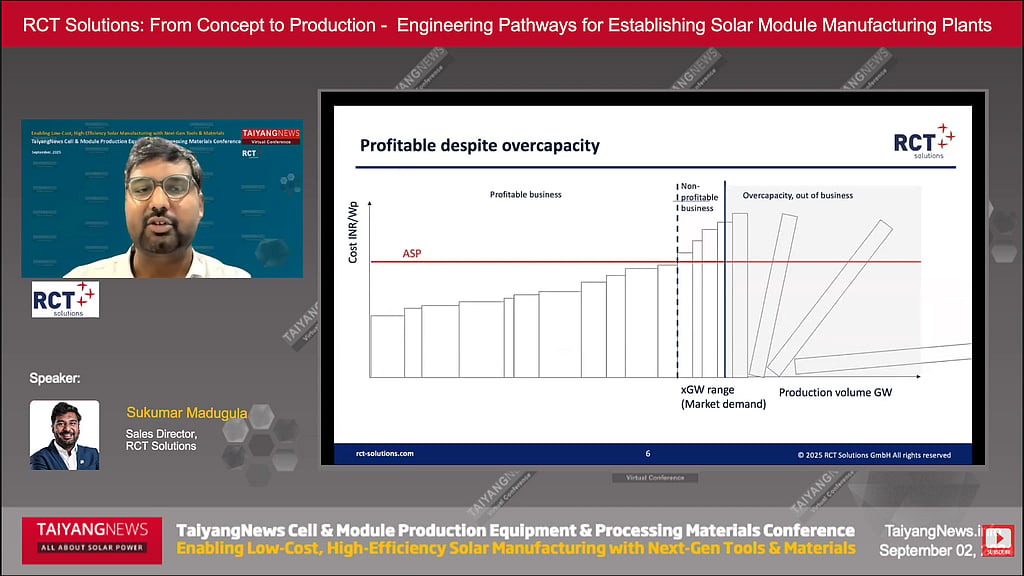 RCT Presents Engineering Priorities For PV Module Manufacturing