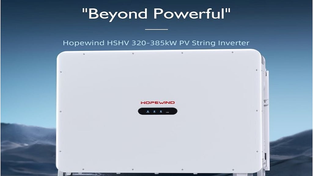 Hopewind Upgrades Its 350 kW Utility String Inverter