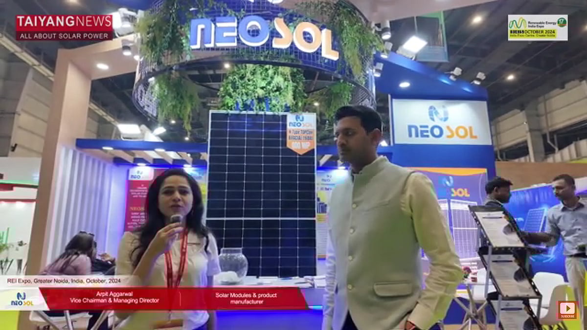 Neosol Technology’s Brand New TOPCon Module On Display At REI 2024