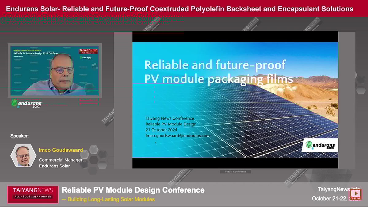 Cost-effective & Reliable Coextruded Polyolefin-Based Encapsulation ...