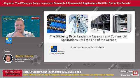 ISC Konstanz: BC Technology The Right Successor To TOPCon