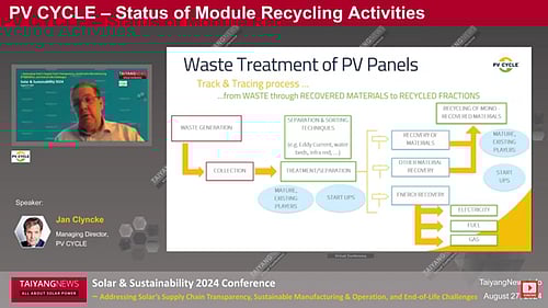 PV CYCLE: PV Recycling & Circular Economy