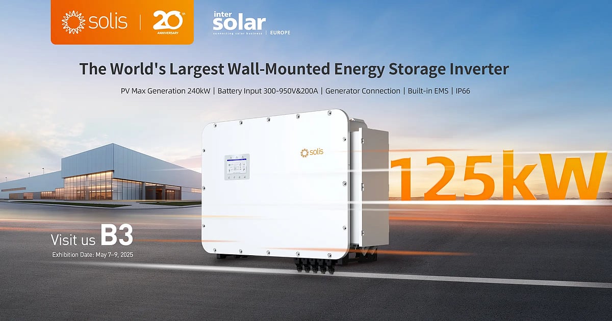 Solis At Intersolar Europe 2025: Smart Inverter & EMS System