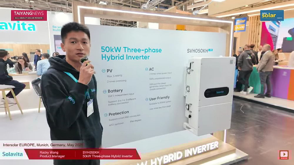 Solavita Scalable 3-Phase Hybrid Inverter For Europe