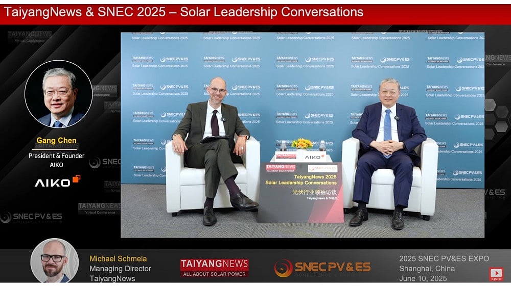 SNEC 2025 Exclusive: Interview With AIKO President & Founder Gang Chen