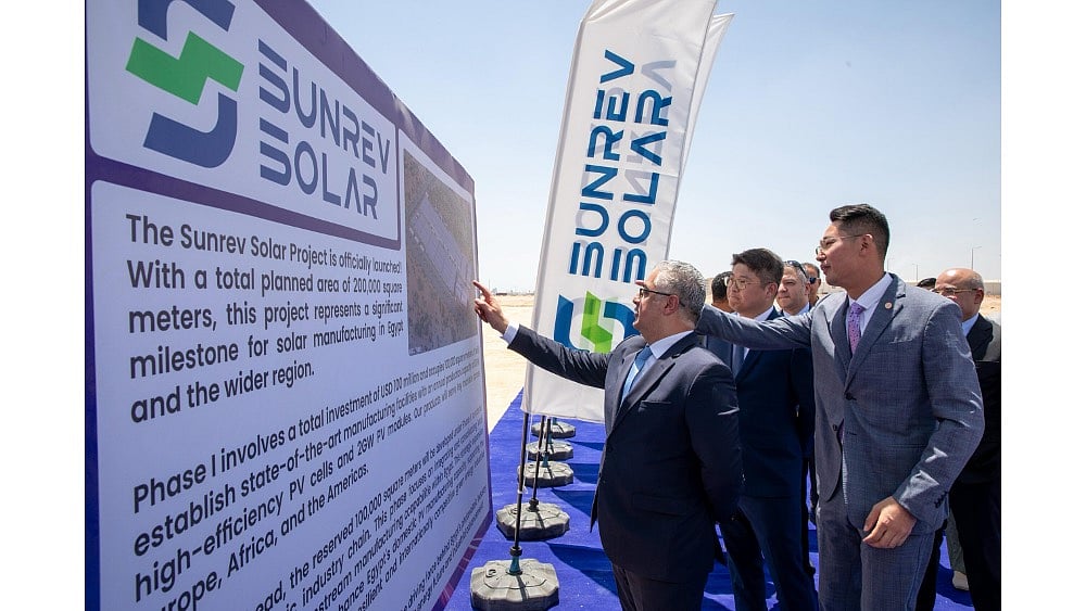 China’s Sunrev Begins $200 Million Solar Manufacturing Venture in Egypt