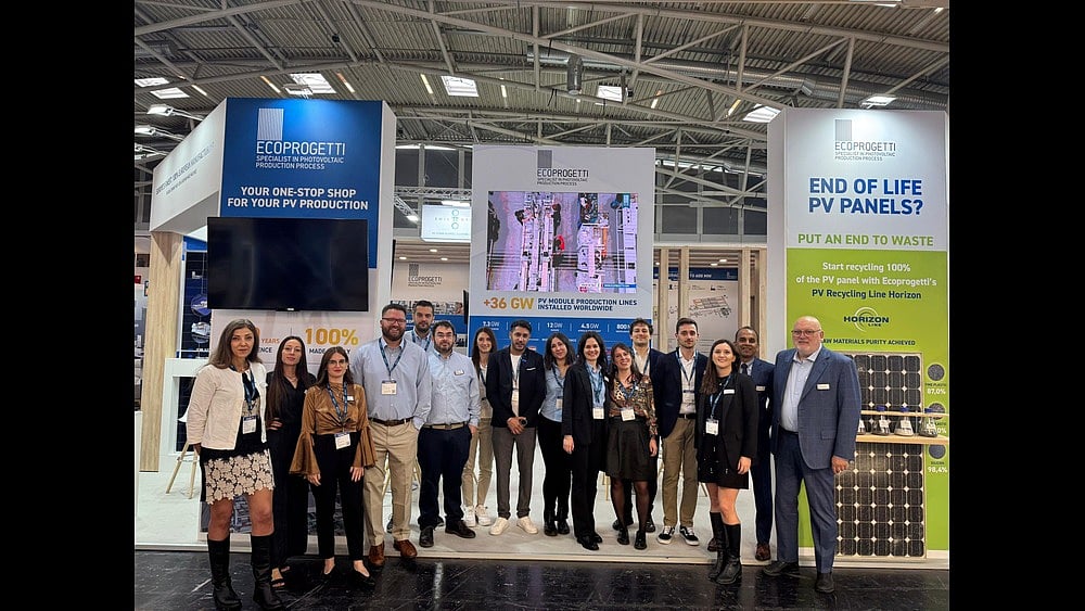 Ecoprogetti Showcases PV Module Recycling Line At Intersolar Europe 2025