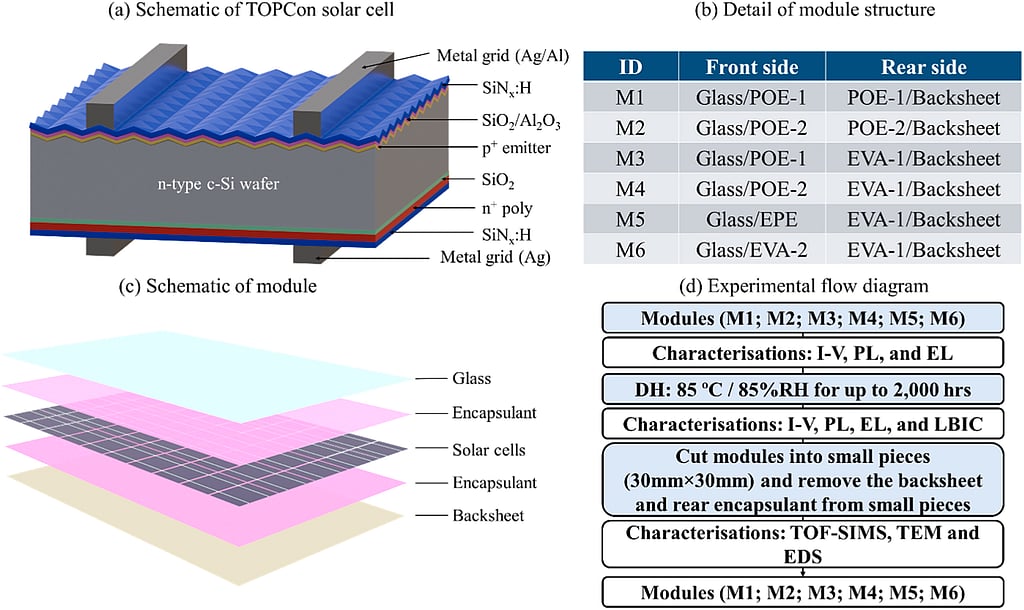 Damp Heat Testing Reveals New Failure Mode In TOPCon Modules