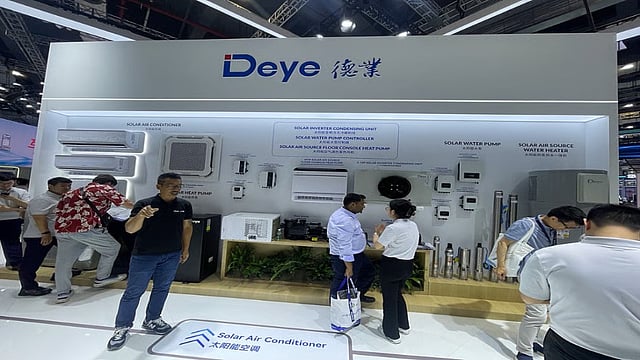 Deye Unveils Solar-Powered Air Conditioners At SNEC 2026