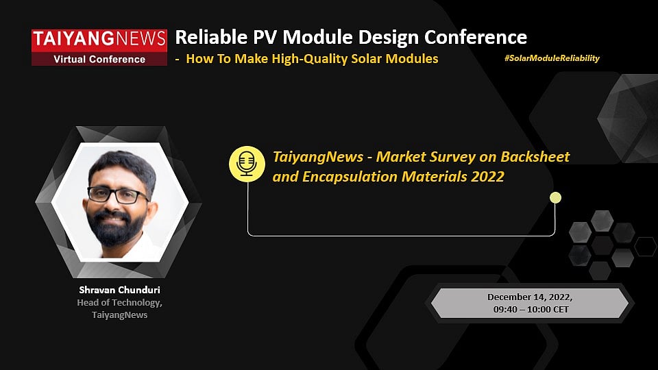 The Latest on Backsheets And Encapsulants for Solar Modules