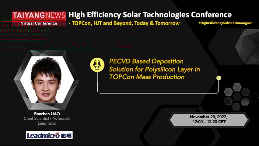 PECVD Based Solution For Polysilicon in TOPCon Cells