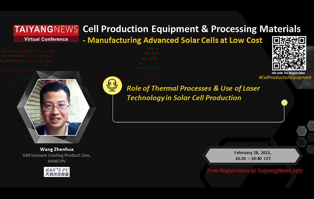 Thermal Processes & Lasers in Solar Cell Production