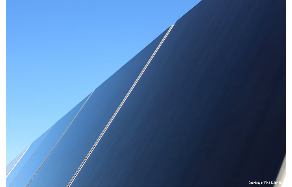 First Bifacial CdTe Solar Module