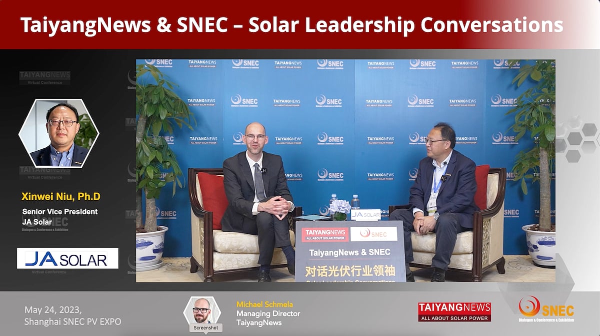 SNEC Exclusive: JA Solar Executive Interview