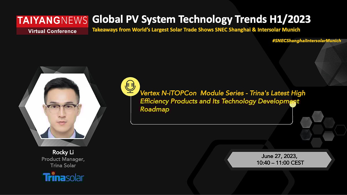 Rocky Li, Trina Solar: TOPCon for Everything