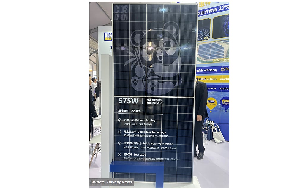 Busbar-Less & Patterned HJT Module From Cando
