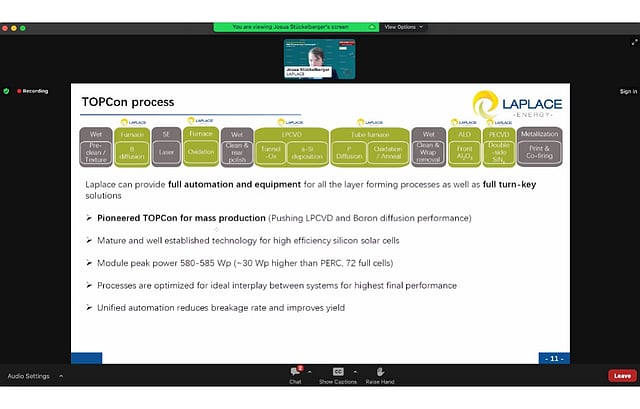 TOPCon Part II: High Efficiency Solar Technologies Conference Day 3