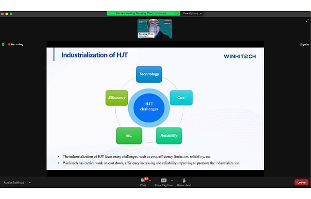 HJT: TaiyangNews High Efficiency Solar Technologies Conference Day 2